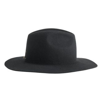 Forte_Forte Woll-Fedora-Hut - - Accessories - Damen - Schwarzk - ONE SIZE