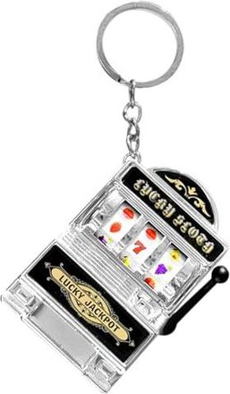 Generico Porte-clés Fruit Game - Porte-clés avec pendentif pour machine à sous fruits pour sacs à dos | Jouet avec pendentif porte-clés avec machine de jeu pou