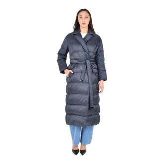 Max Mara Femme, Manteaux, Bleu, Taille: 40 FR The Cube Parka