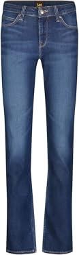 Lee Femme Marion Straight Jeans, Rain Falls, 27W / 31L EU
