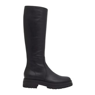 Gianvito Rossi Leder Kniehohe Stiefel - - Shoes - Damen - Schwarzk - 41 EU