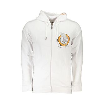 Cavalli Homme, Sweatshirts et sweats &agrave; capuche, Blanc, Taille: L SweaT-shirt &agrave; Manches Longues