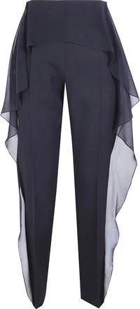 Lanvin Femme, Pantalons, Noir, Taille: 36 FR Slim-fit Pantalons