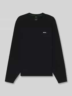 HUGO BOSS Pullover mit Logo-Schriftzug KN_Momentum-X CN