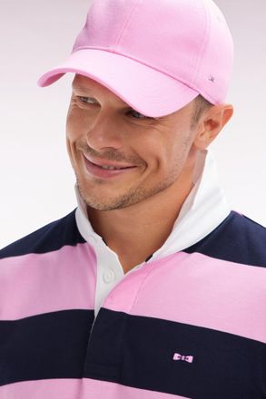 Eden Park Casquette Unie En Piqu&eacute; Coton Rose Broderie Noeud Papillon