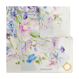 Ferragamo Gaia Print Seidenschal - - Accessories - Damen - Mehrfarbig - ONE SIZE