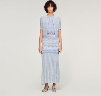 Sandro Langer Rock aus Fantasiestrick