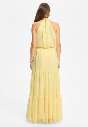Swing Abendkleid - Abendkleid aus Crinkle Chiffon mit Stufenrock Taillierter Schnitt mit flie&szlig;endem Rockteil
