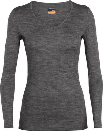 Icebreaker Merino Damen Longleeve 200 Oasis LS V