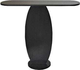 Dmora Konsolentisch Toliman, Ausziehbarer Mehrzwecktisch, Eingangskonsole, Regal mit Erweiterungen, 100x30h81 cm, Anthrazit, mit verstärkter Verpackung