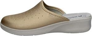 Inblu Colorati Sabots Classiques pour Femme, Or, 40 EU