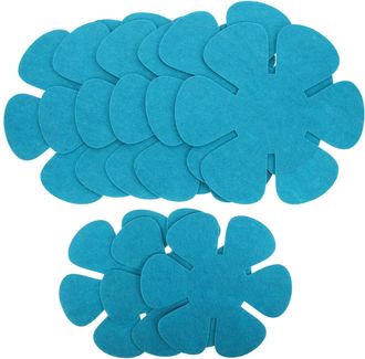 NUOBESTY 12 St&uuml;ck Topfschoner und Pfannenschoner aus Hitzebest&auml;ndigem Vliesstoff Antihaftbeschichtet Rutschfestes Topfkissen zum Schutz Von Kochgeschirr und Pf