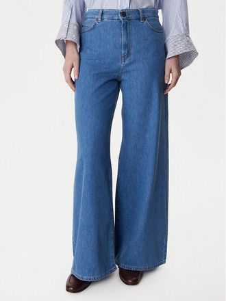 Max Mara Jeans Vega 2615181041 Blau Wide Leg