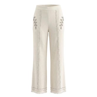 Trussardi Weite Hosen - - Trousers - Damen - Wei&szlig; - S