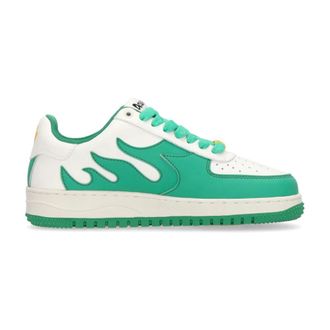 Acupuncture Gr&uuml;ner flacher Schuh mit Logodetail - - Shoes - Herren - Gr&uuml;n - 39 EU