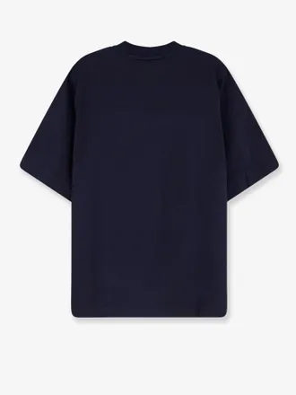 Hev&ograve; Mens T-Shirt Mulino Blue Cotton T-Shirts And Polos
