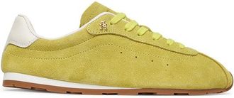 Tommy Hilfiger Sneakers Th Bella Low Runner Suede FW0FW09189 Gr&uuml;n