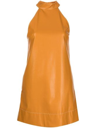 Staud Sicily Mini Kleid - Braun