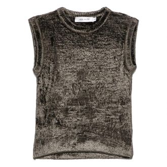 Aya Muse Cocoa Opal Top - - Tops - Damen - Grau - XS