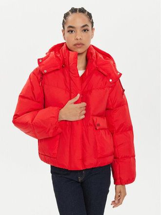 Levi's Daunenjacke Western Bubble A8527-0004 Rot Regular Fit
