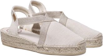 Toni Pons Damen-Espadrille aus Baumwollstoff - Verdi-V - Roh, 37 EU