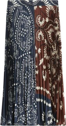 Max Mara Femme, Jupes, Multicolore, Taille: 36 FR Printed Twill Skirt