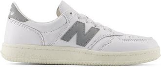 New Balance Unisex T500 in Wei&szlig;/Grau, Leder, Gr&ouml;&szlig;e 37.5