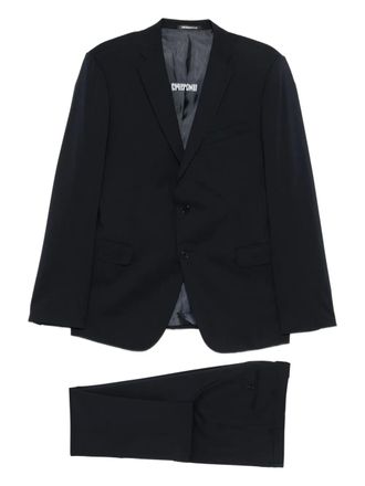 Emporio Armani Zweiteiliger Anzug mit fallendem Revers - Schwarz
