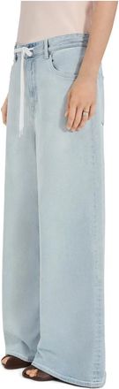 Maison Margiela Femme, Jeans, Bleu, Taille: W26 Jeans Jambe Large