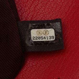 Chanel Hobo Bags - Small Quilted Goatskin Double Carry Waist Chain Fl - Gr. unisize - in Rot - f&uuml;r Damen