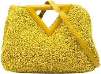 Bottega Veneta Pre-owned Point Triangle - Femme - Pre-owned - Jaune - Taille: ONE Size
