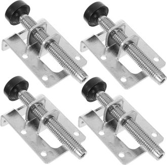 DOITOOL 4 Stück Verstellbare Möbel nivellierfüße Schwerlast Anti rutsch Möbelfüße Höhenverstellbar für Schränke Tische Werkbänke mit Rutschfester Basis für St