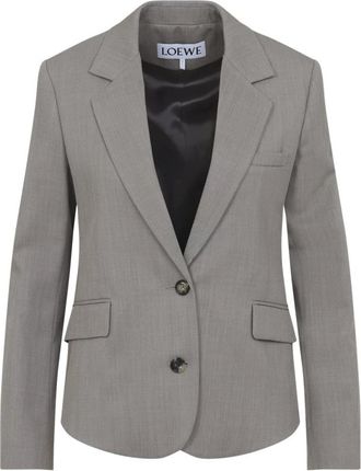 Loewe Femme, Vestes, Gris, Taille: 36 FR Veste Tailleur