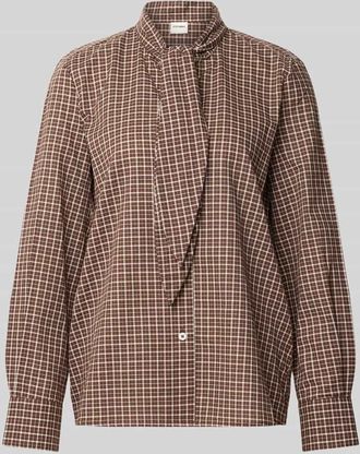 Stefanel Bluse aus reiner Baumwolle mit Knotendetail
