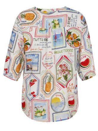Via Appia Due Klassische Bluse Gro&szlig;e Gr&ouml;&szlig;en
