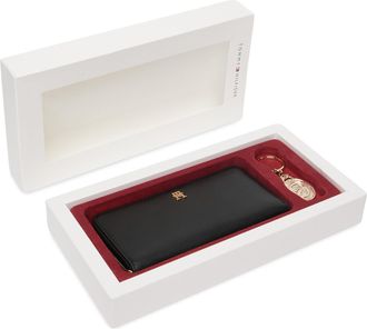 Tommy Hilfiger Geldb&ouml;rse Tommy Hilfiger AW0AW18956 Schwarz
