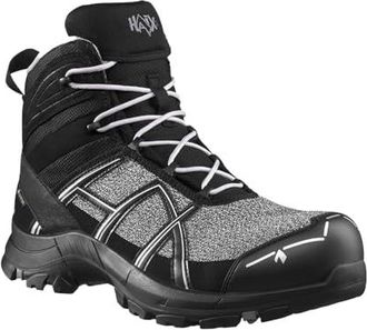 Haix Black Eagle Safety Pro mid/black-silver Extr&ecirc;mement robuste, ultra-l&eacute;ger et respirant - Votre Black Eagle Safety Pro mid.. noirUK 10.5 / EU 45.5