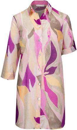 bianca Longbluse DAIRA mit modernem, floralen Muster in Trendfarben