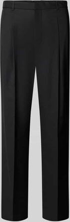 Calvin Klein Hose aus Woll-Mix mit weitem Bein und Ges&auml;&szlig;tasche