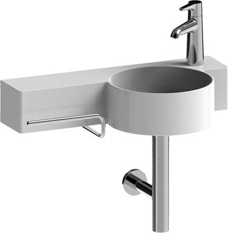 Laufen VAL Handtuchhalter, 280x180x125mm, Ausf&uuml;hrung Links, H3812800040001