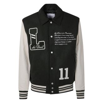 Les Deux Varsity Wolljacke - - Jackets - Herren - Schwarzk - S