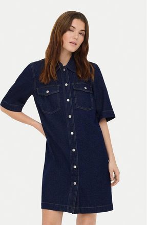 Only Jeanskleid Belle 15324384 Dunkelblau Regular Fit