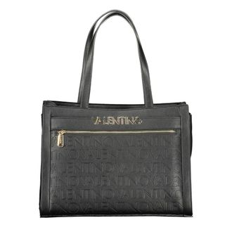 Mario Valentino Mario Valentino Nero Polyurethan Damenhandtasche mit mehreren F&auml;chern