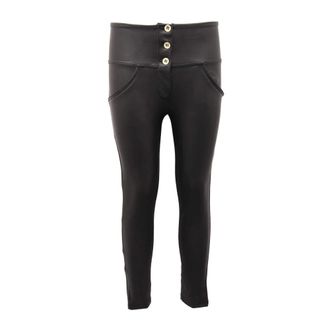 Freddy Wrup4Bhc006Prec Vegan Lederhose - - Trousers - Damen - Schwarzk - S