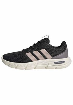 adidas Femme Cloudfoam Flex Laces Shoes, Core Black/Sandy Pink met./Off White, 36 2/3 EU