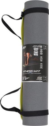 PTP Non-slip multicolour-training mat FIT MAT Space Grey/Lime ONE SIZE