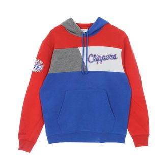 Mitchell & Ness NBA Farbblockierter Fleece-Hoodie - - Sweatshirts & Hoodies - Herren - Mehrfarbig - XL