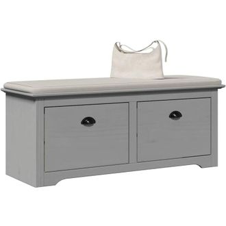 vidaXL Vidaxl - Flurbank bodo Grau 114x40x45 cm