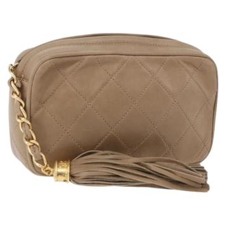Chanel Pre-owned Vintage Crossbody Bag - - Pre-owned - Damen - Beige - ONE SIZE