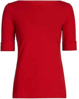 Ralph Lauren T-shirt en coton m&eacute;lang&eacute;